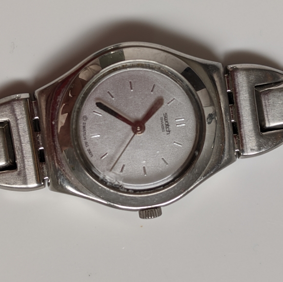 Swatch | Accessories | Silver Swatch Watch | Poshmark